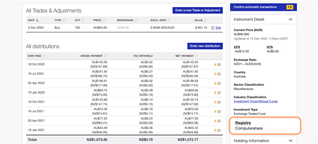 Share Registries | Sharesight Australia
